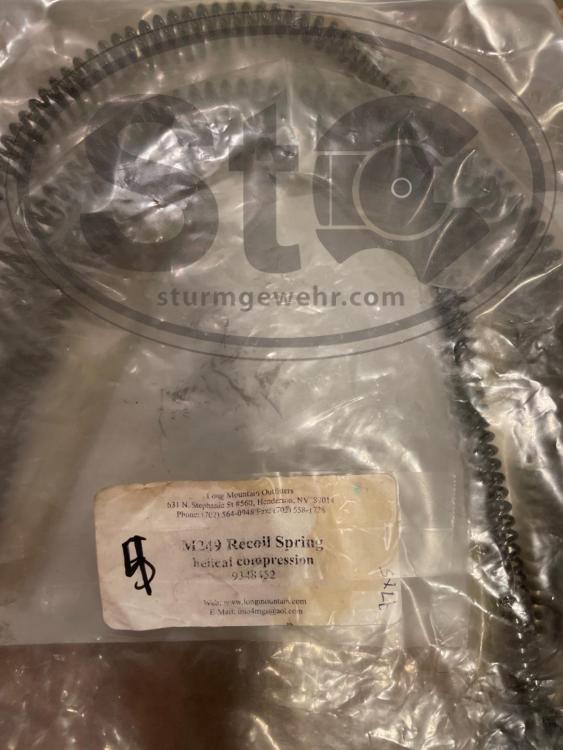M249 Recoil Spring Helical Compression 9348452 - Parts and Accessories ...