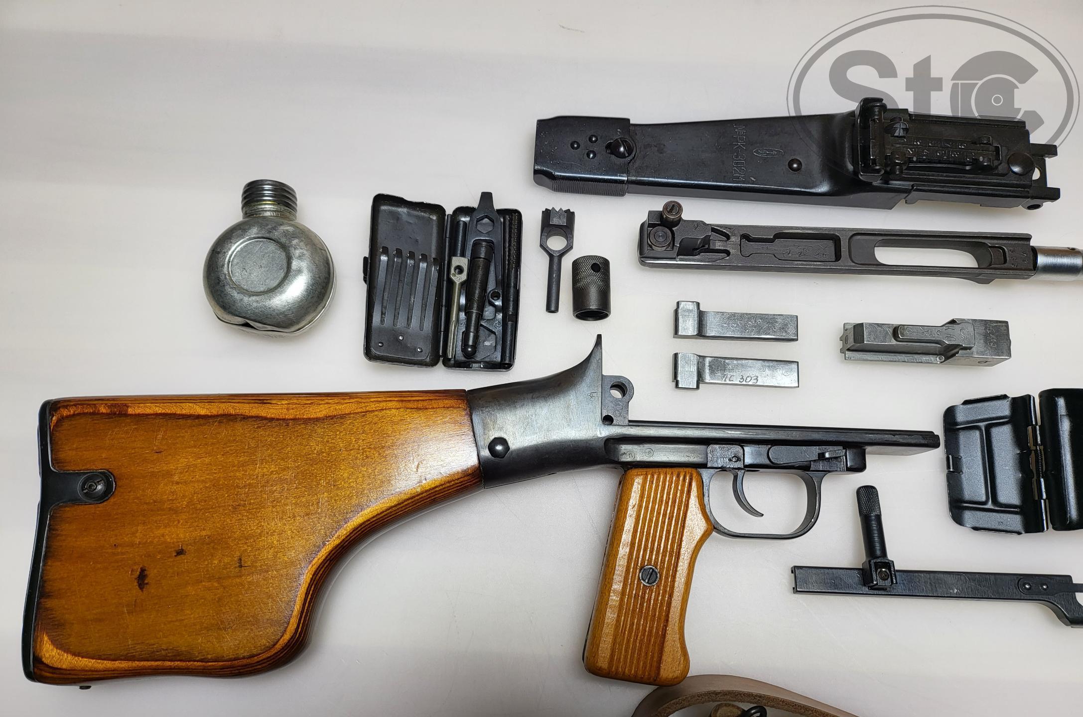 SOLD: Russian NOS RPD Parts Kit - Added ammo and belts. - Parts and ...
