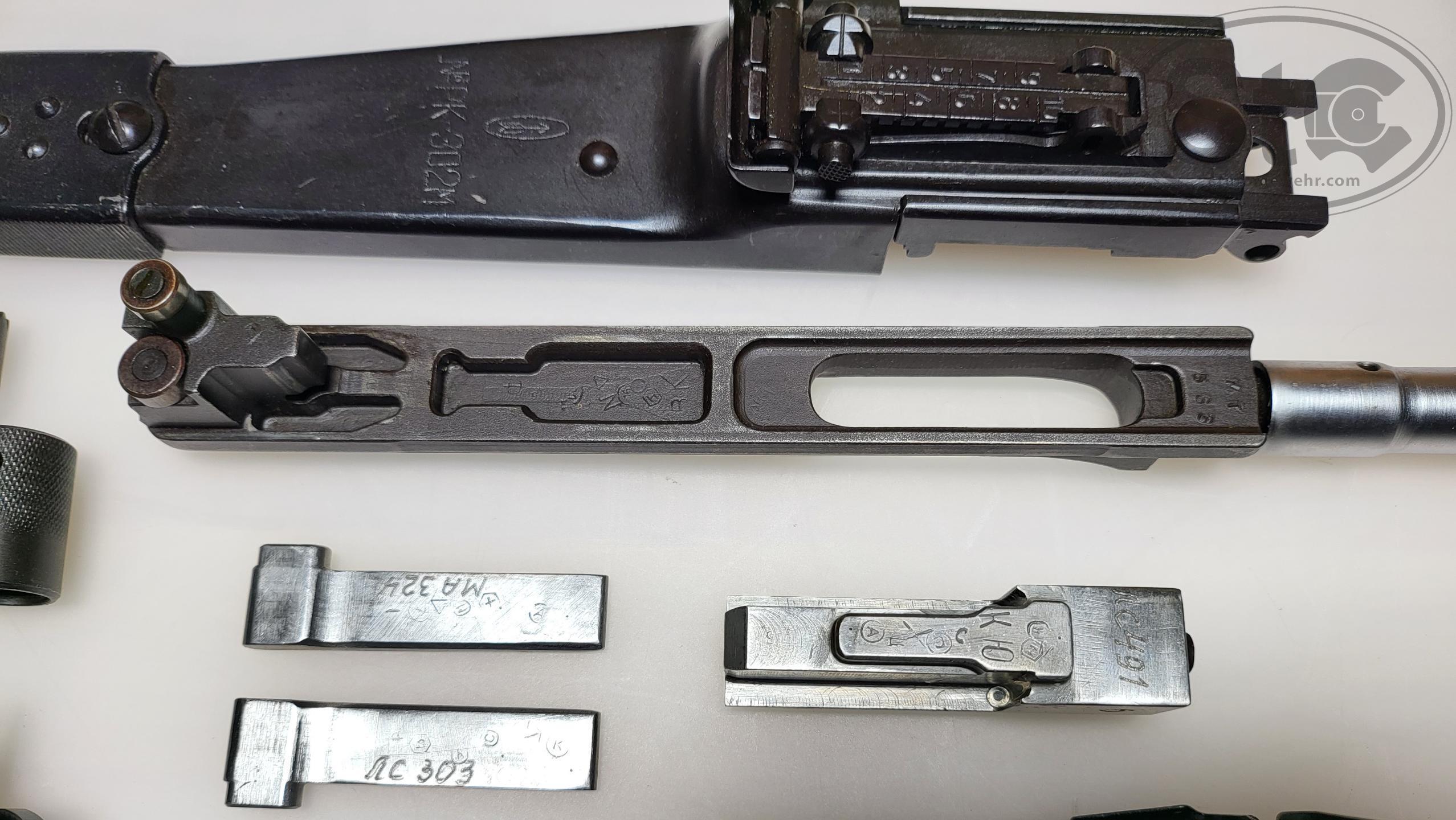 SOLD: Russian NOS RPD Parts Kit - Added ammo and belts. - Parts and ...