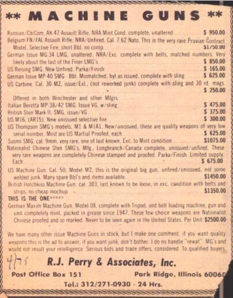 Pre-86 Transferable Sendra Receiver with A2 Reinforcements? - NFA ...