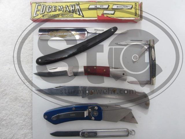 SOLD: Knife Collectors, group of all SIX, the two Edgemark Straight ...