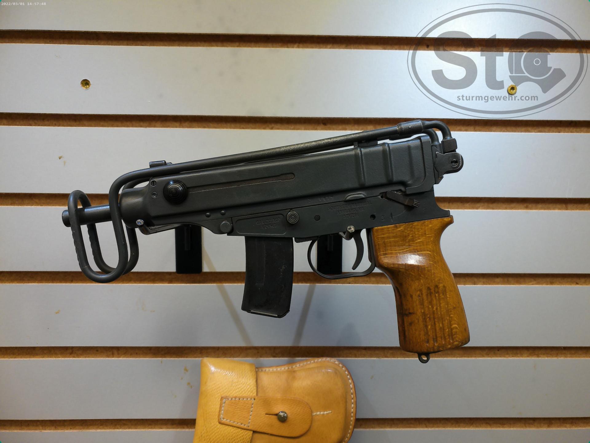 Southern Tactical VZ 61 SBR W/(2) 20rd magazines & Pouch, (1) 10rd ...