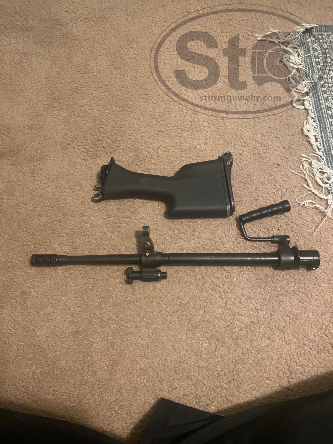 Sold m249 barrel and buttstock - Parts and Accessories Market Board ...