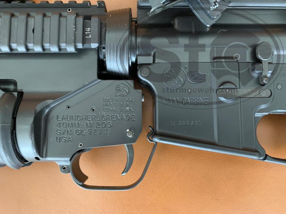 Colt M203 Grenade Launcher + Colt M4A1 - complete package $8500 shipped ...