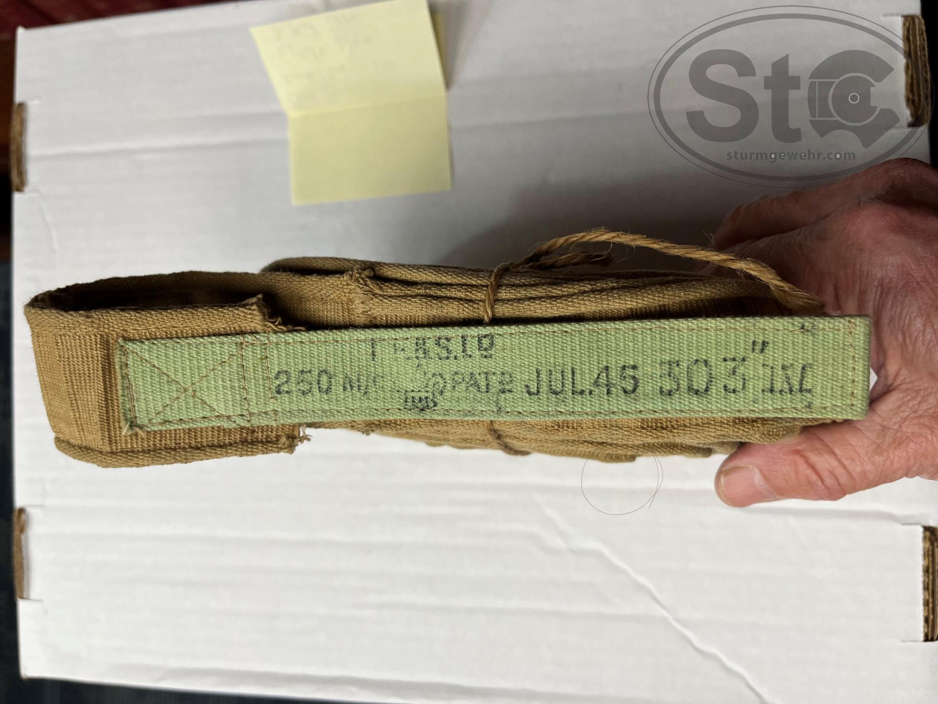 SOLD: Miscellaneous Class 3/ WWII Accessories: PPSH 41 drums, Vickers ...