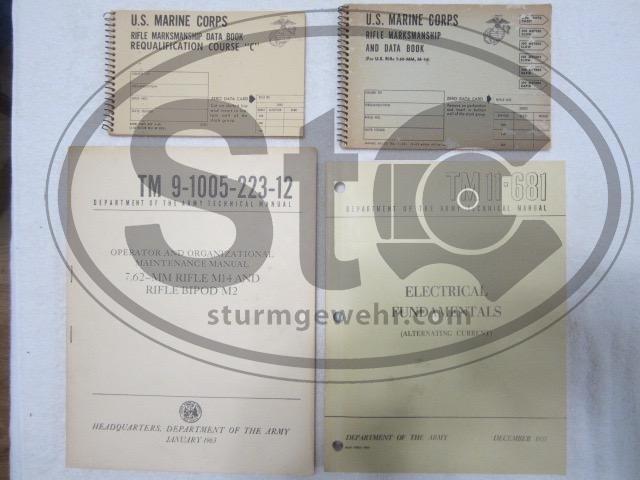 (SOLD) ORIGINAL U.S. MARINE CORPS RIFLE MARKSMANSHIP DATA BOOKS (SOLD ...