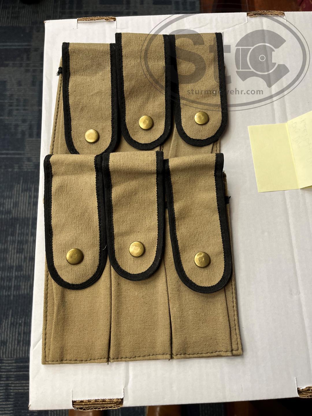 SOLD: Miscellaneous Class 3/ WWII Accessories: PPSH 41 drums, Vickers ...