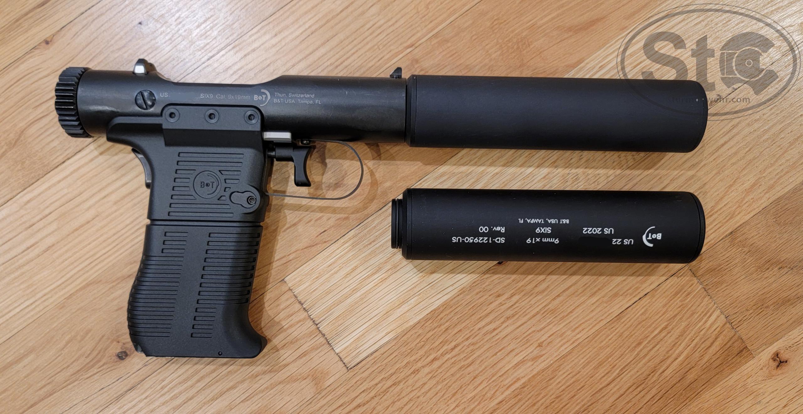 B&T Station Six 9mm - Includes Operational AND Training Suppressor ...