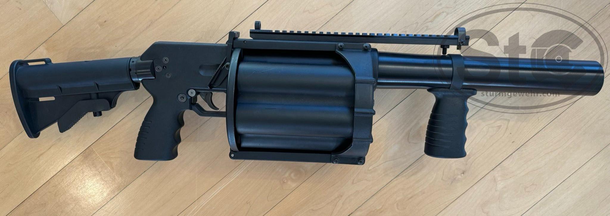 ULTRA RARE Civilian Transferable Penn Arms 40mm Rotary Grenade Launcher ...