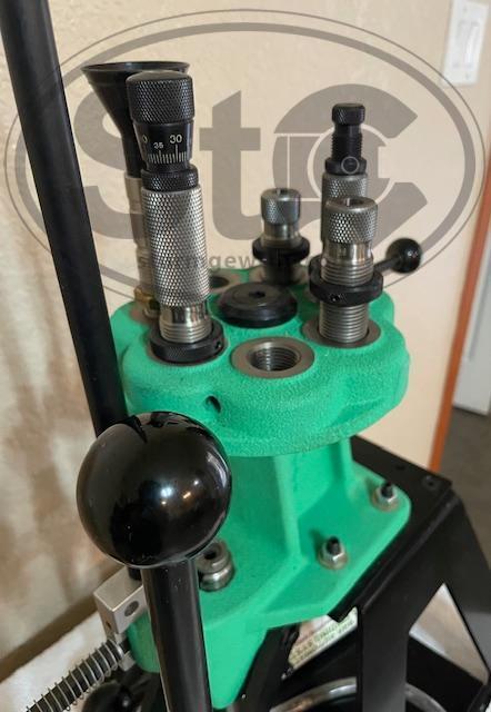 Redding T-7 Turret Press New w/.338 Lapua Dies, Stand, Slide Bar Auto Primer Feeder Body 70 90 ...