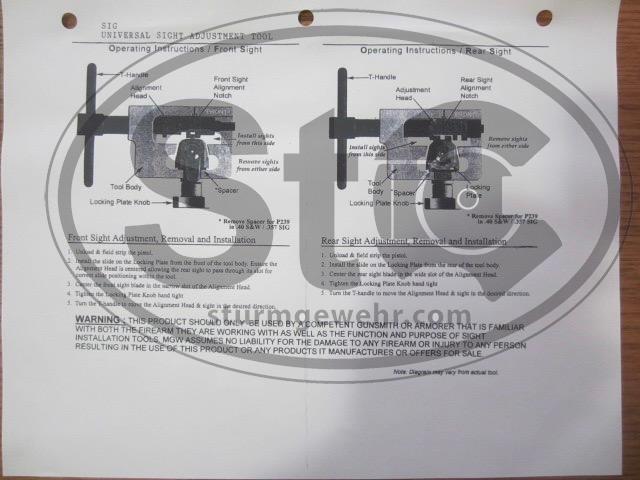 WTS: REDUCED BOTH 25% GLOCK # 3057 FRONT SIGHT MOUNTING TOOL NIB $30 ...