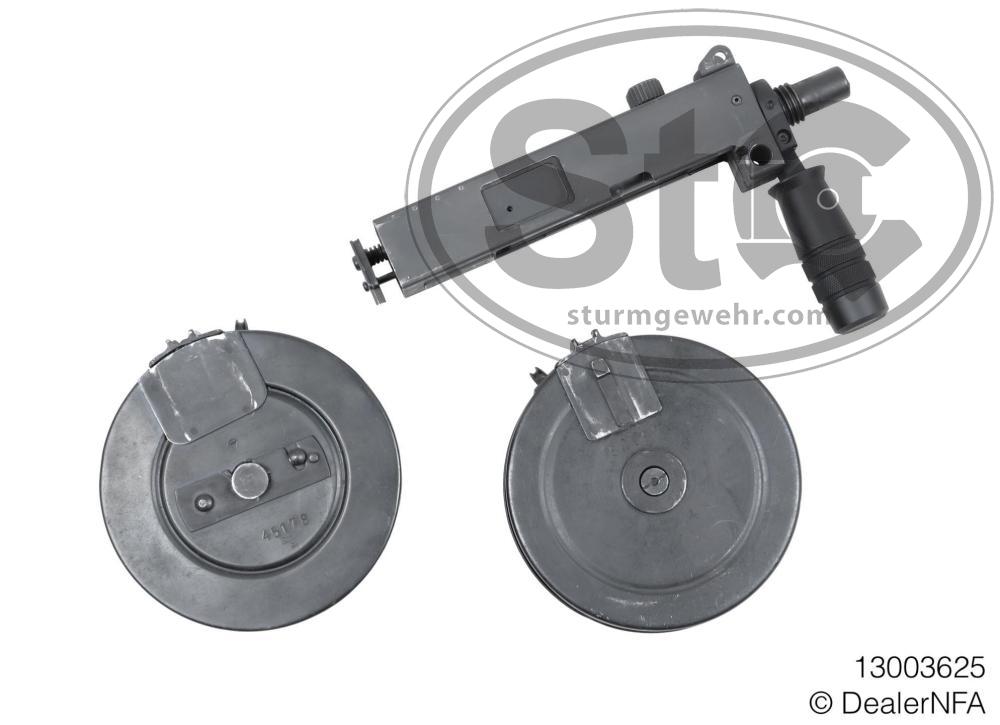 M10, .45 acp with LAGE MAX-10/31, 9mm upper, original upper and 3 drums ...