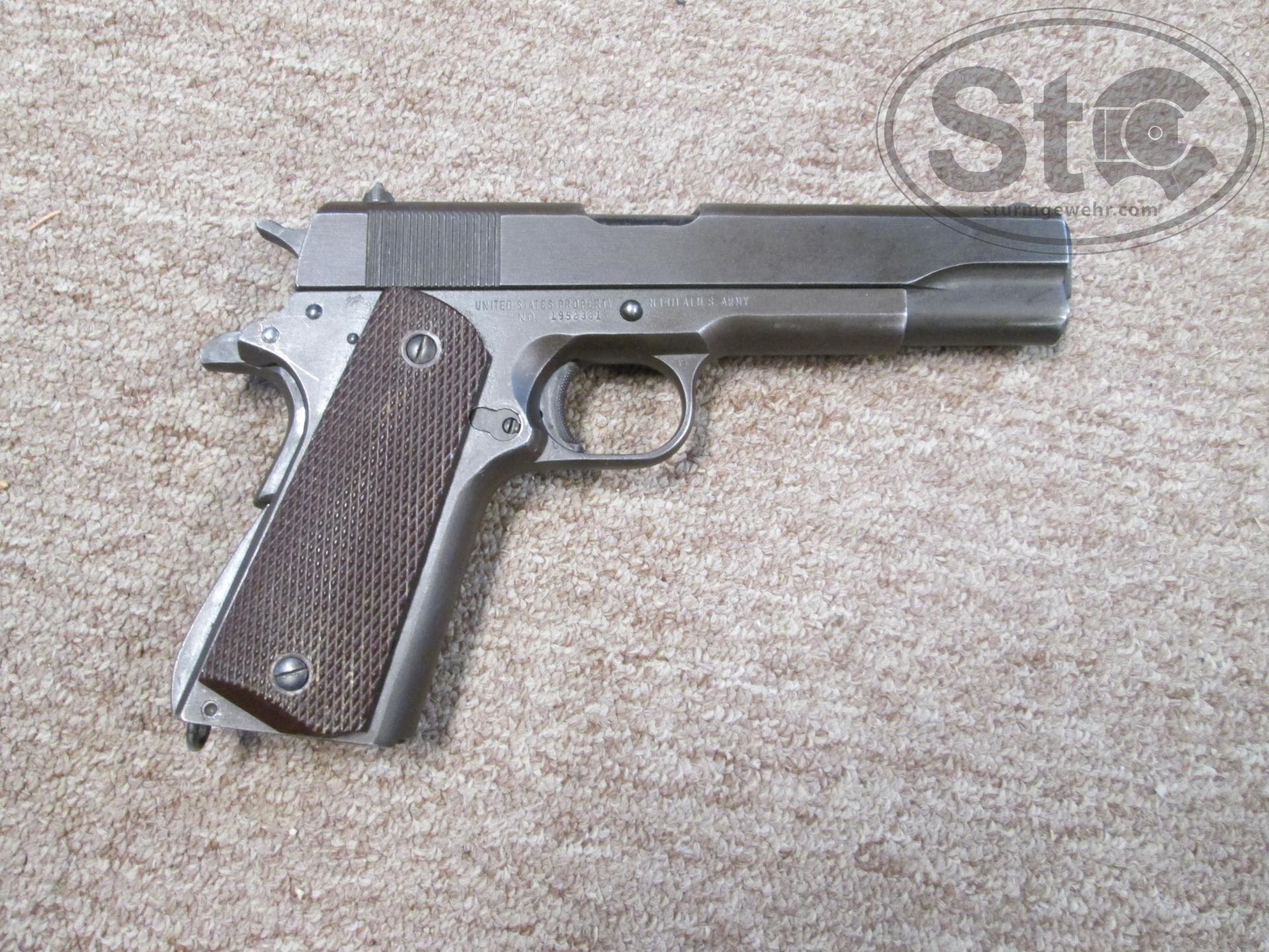 SOLDWTS: 1944 Remington Rand M1911A1 U.S Army - Collectors Market Board ...