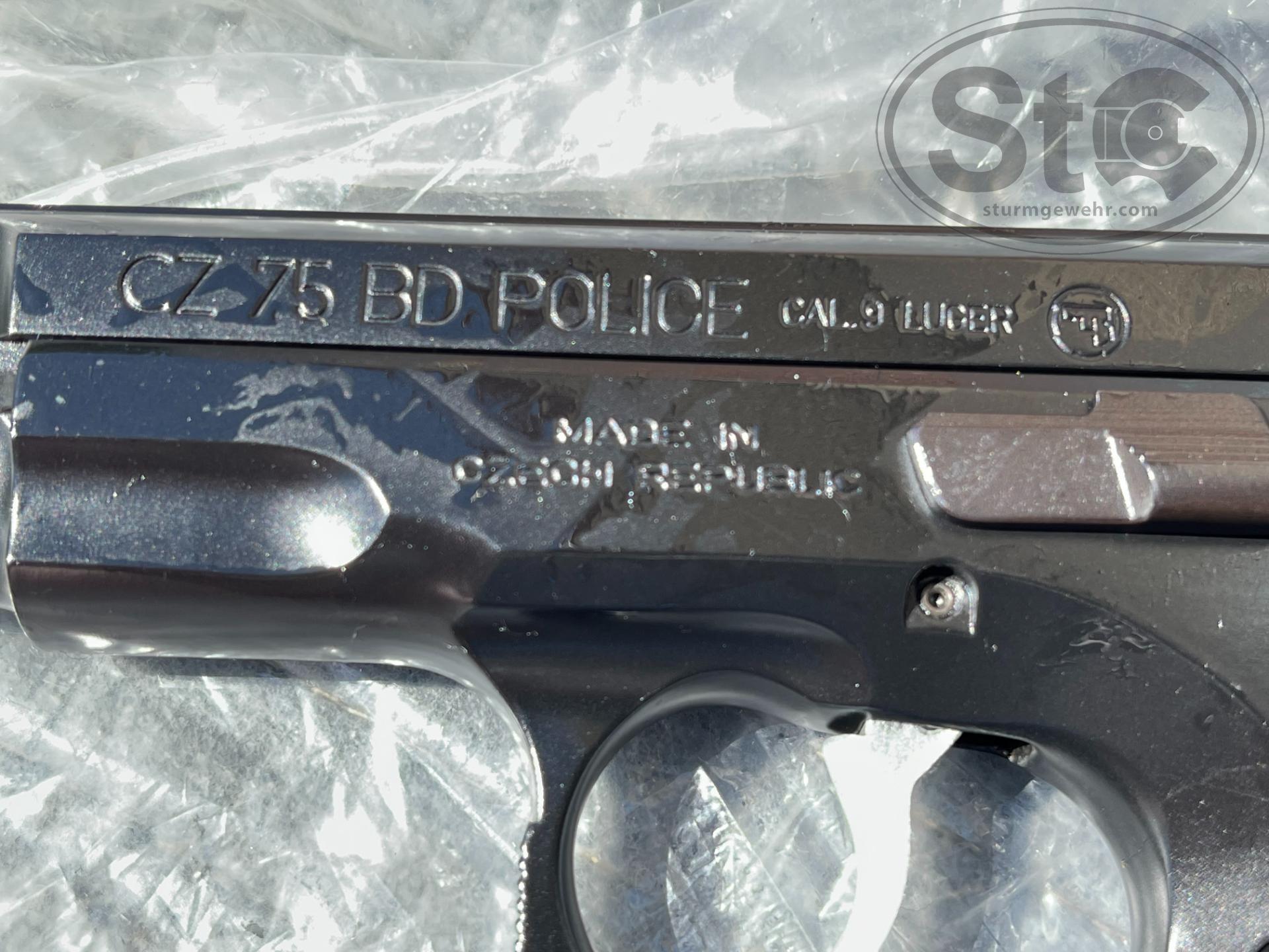 WTS- Cz-USA CZ 75 BD Police Model NIB, unfired, unissued. - Semi-Auto ...