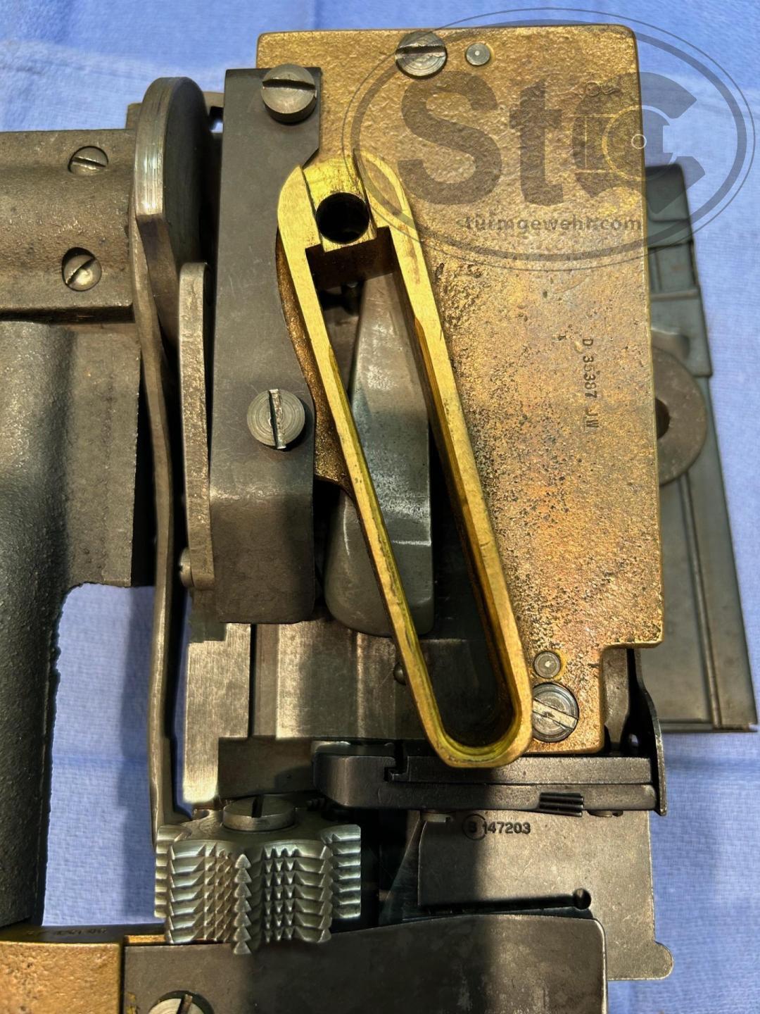 SOLD------1918 Browning Cloth Belt Loader, Brass guide, in chest, $1500 ...
