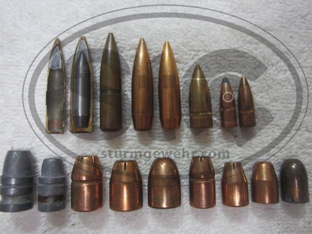 SOLD: Unique ammo consisting of an original bullet and original brass ...