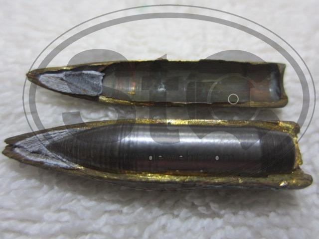 SOLD: Unique ammo consisting of an original bullet and original brass ...