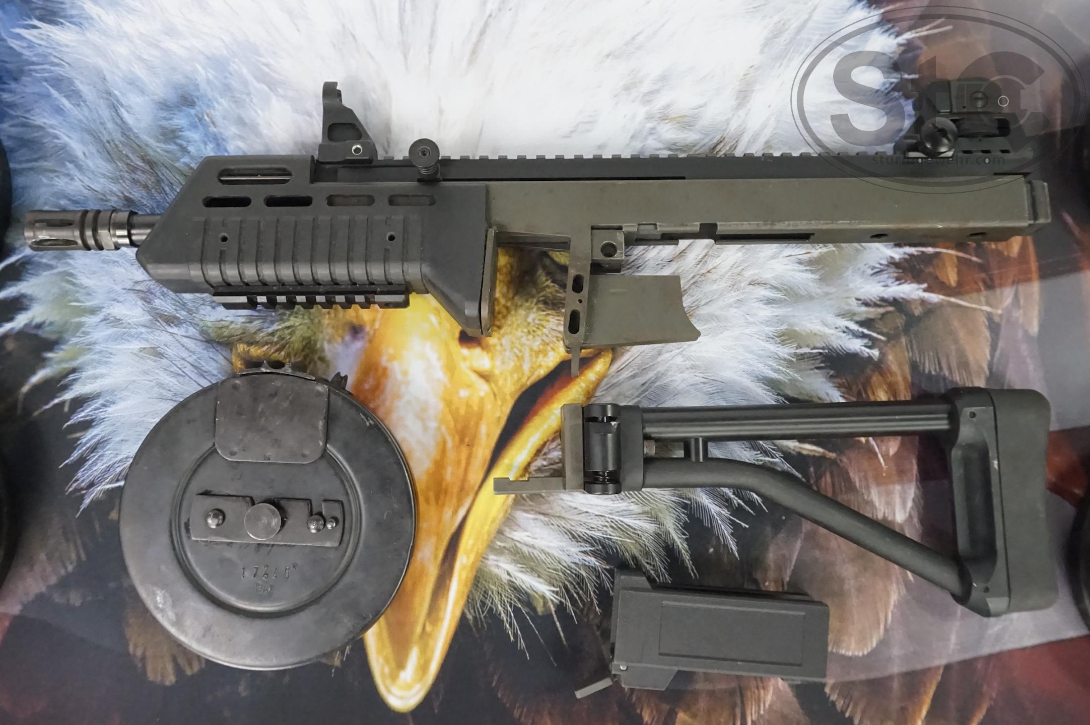 SOLD --- Lage Max-31 package w/ 5x Suomi drums & Ace folding stock ...