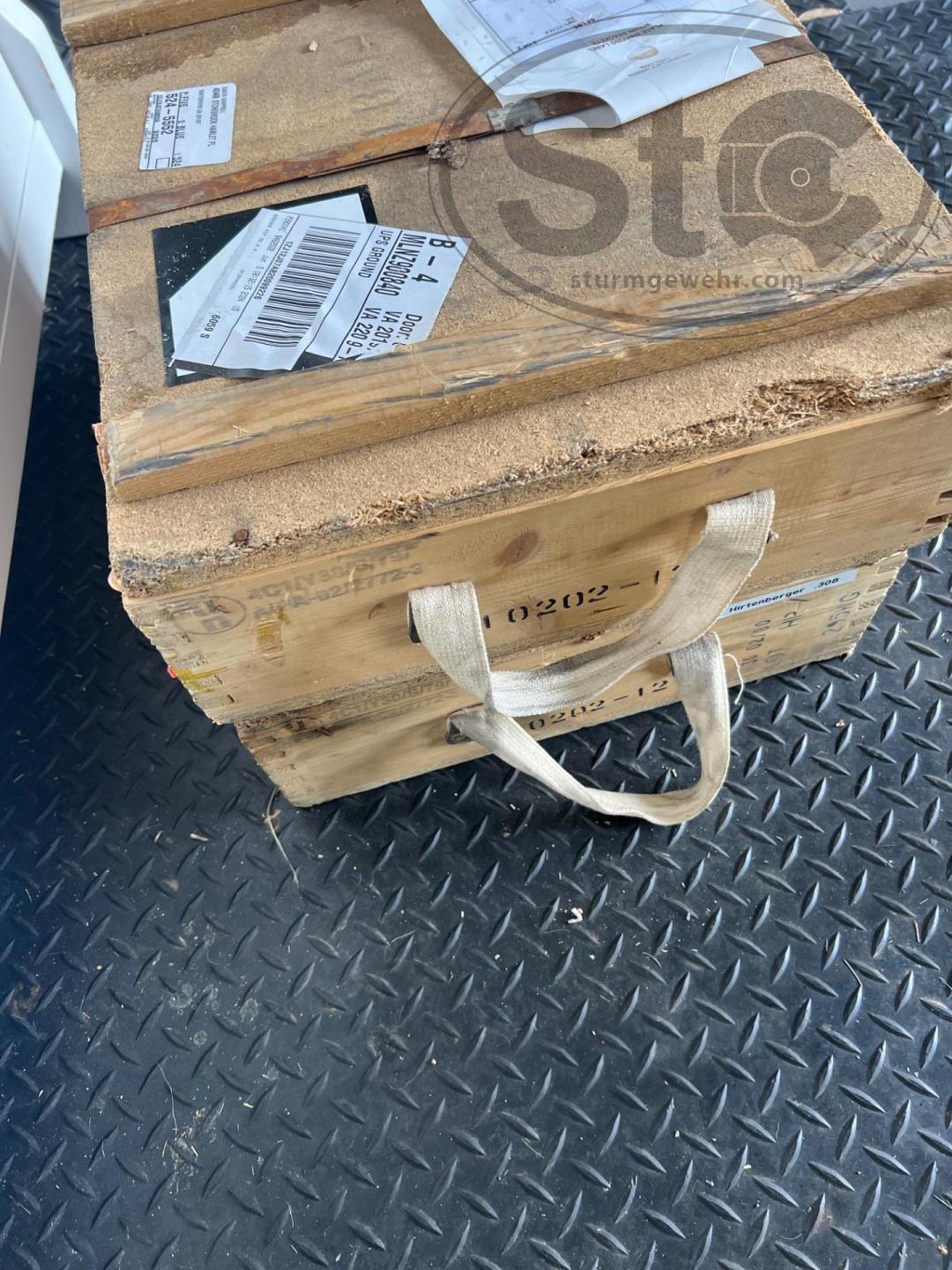 WTS: (2) Sealed crates of Hirtenberger .308 Military Surplus Battle ...
