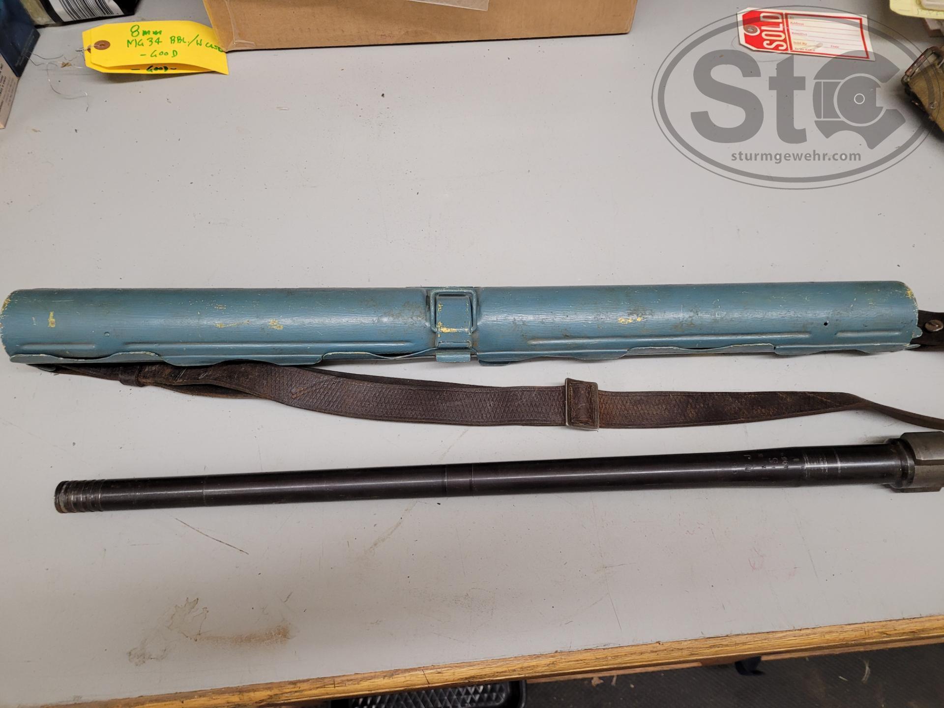 Sold: 2 WW2 Era MG34 barrels and carriers - Parts and Accessories ...