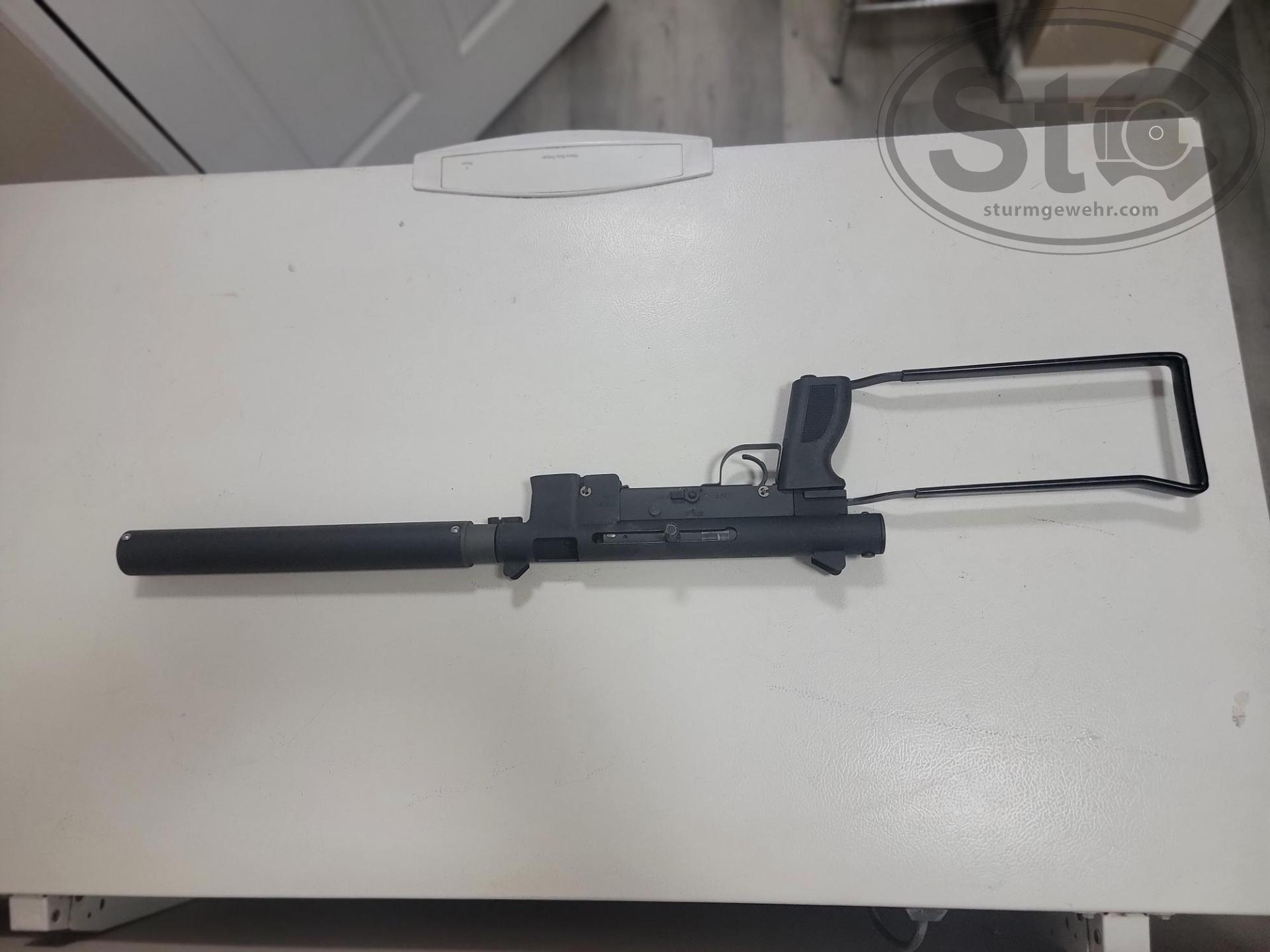 SSOLD - Jim Burgess SW76 9mm Machine gun with matching Suppressor - NFA ...