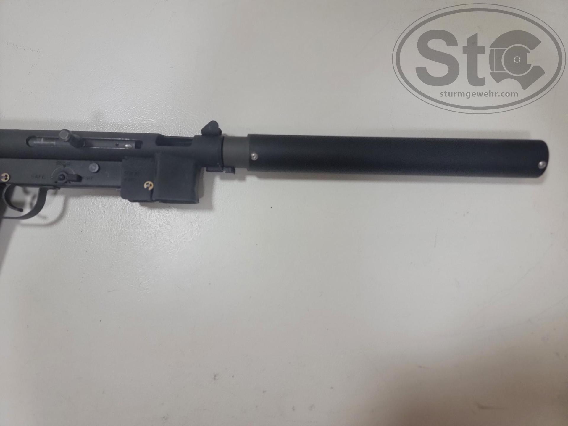 SSOLD - Jim Burgess SW76 9mm Machine gun with matching Suppressor - NFA ...