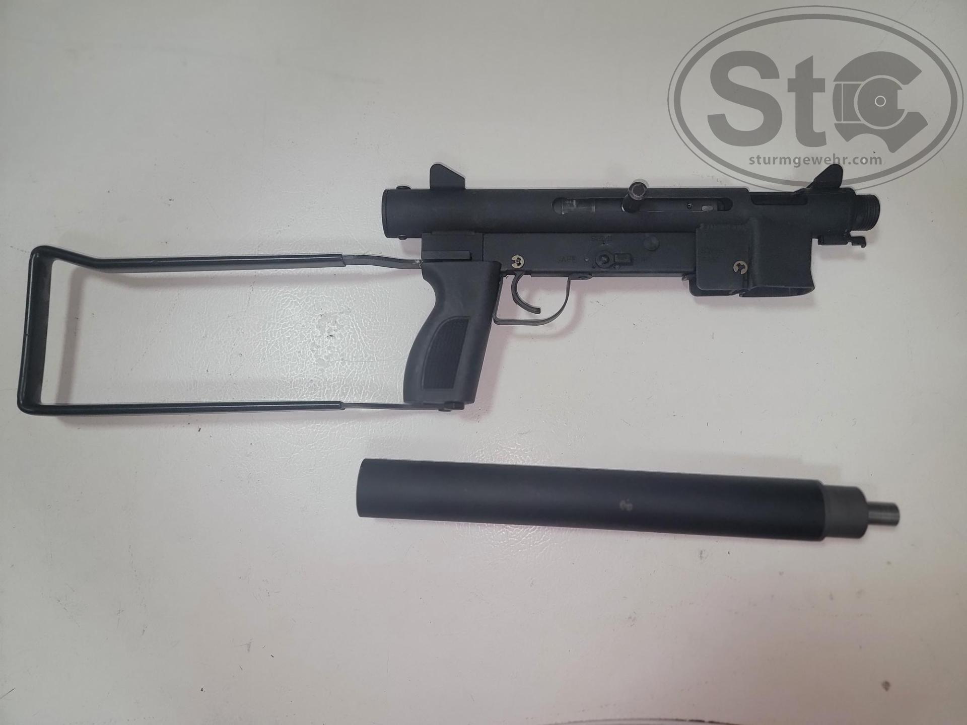 SSOLD - Jim Burgess SW76 9mm Machine gun with matching Suppressor - NFA ...