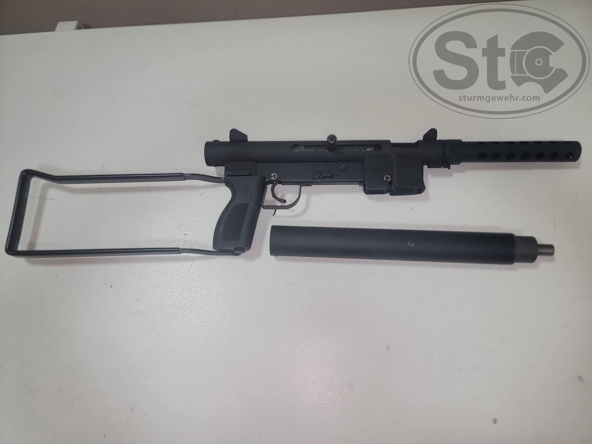 SSOLD - Jim Burgess SW76 9mm Machine gun with matching Suppressor - NFA ...