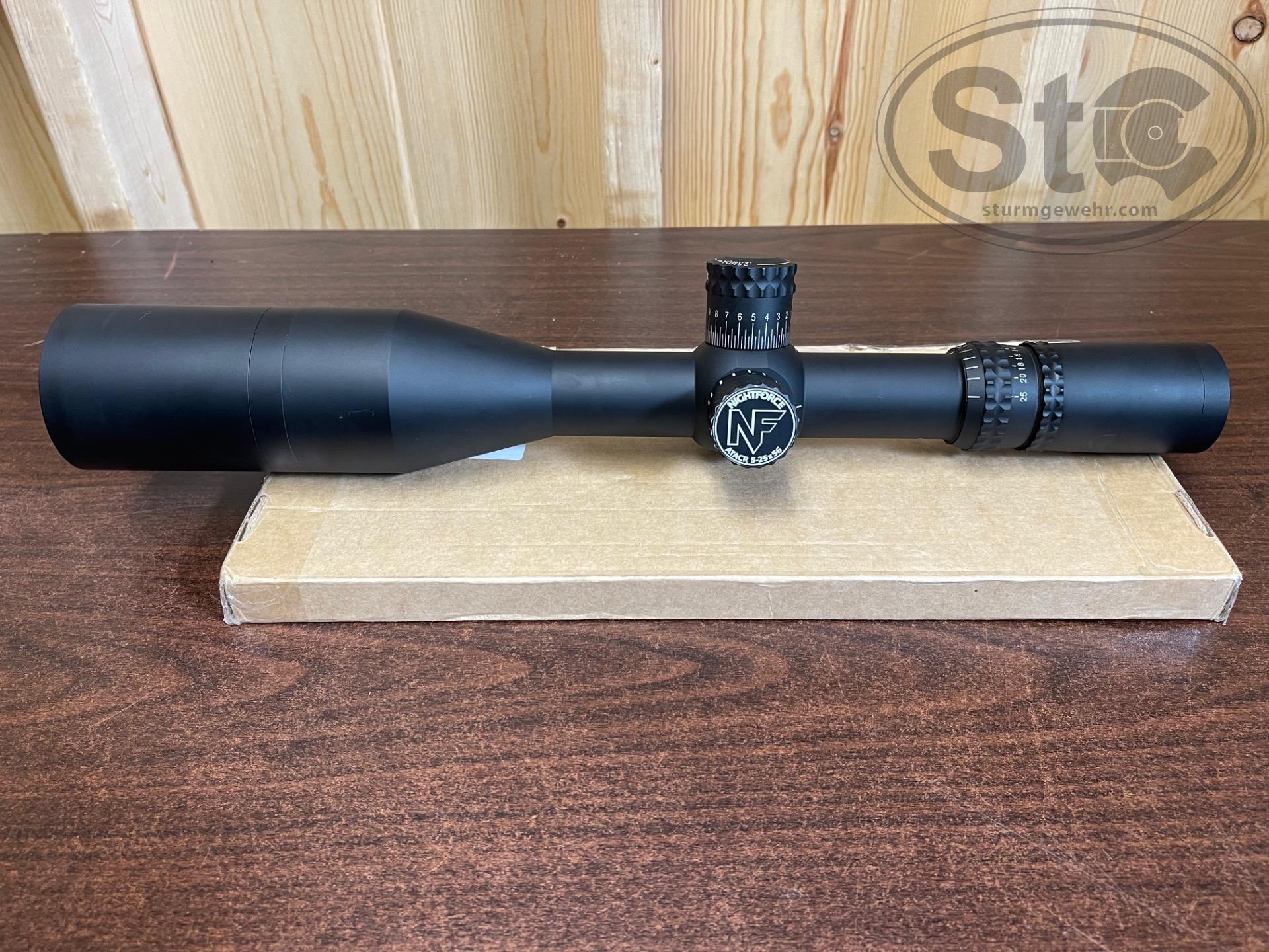 (SOLD) NightForce ATACR 5-25x56mm with Illuminated MOAR Reticle ...
