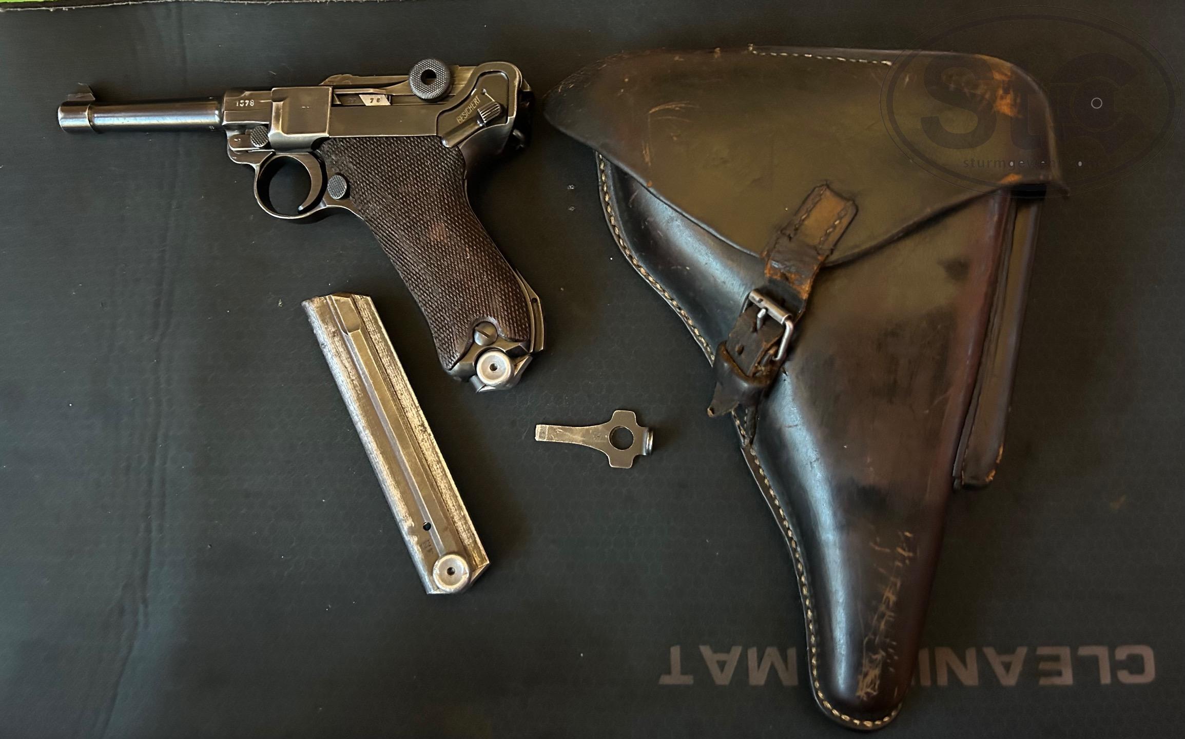 SOLD: Vet Bring Back Full Rig Matching 1940 Mauser P.08 Luger ...