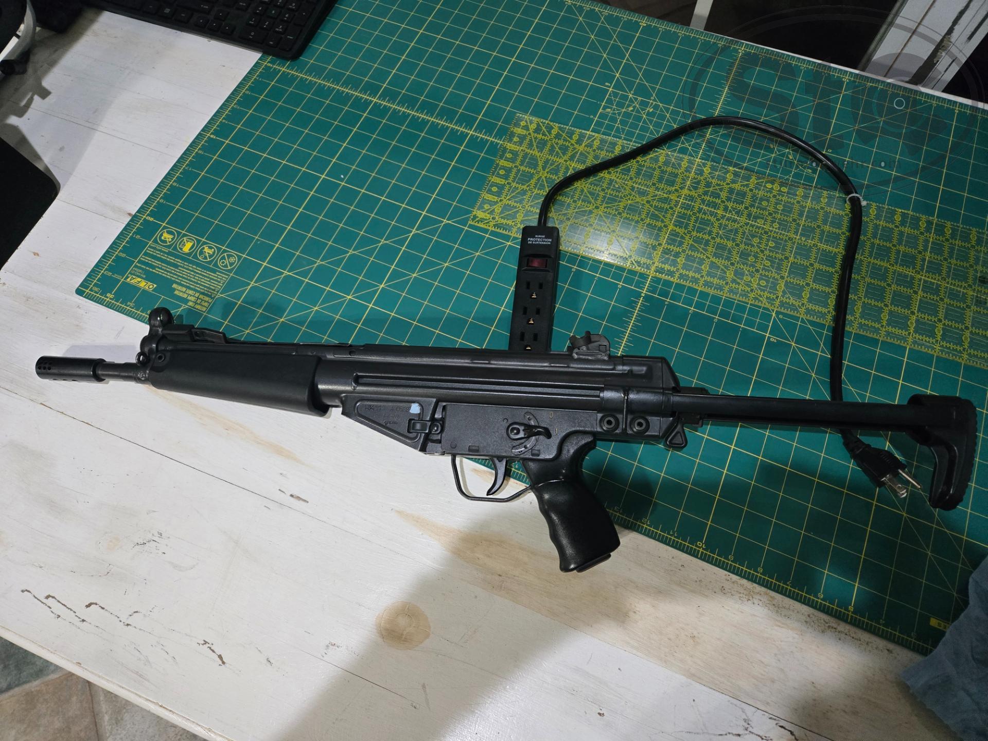 H&K fully transferable model 91 (G3) Machine Gun, Form 4. SOLD, pending ...