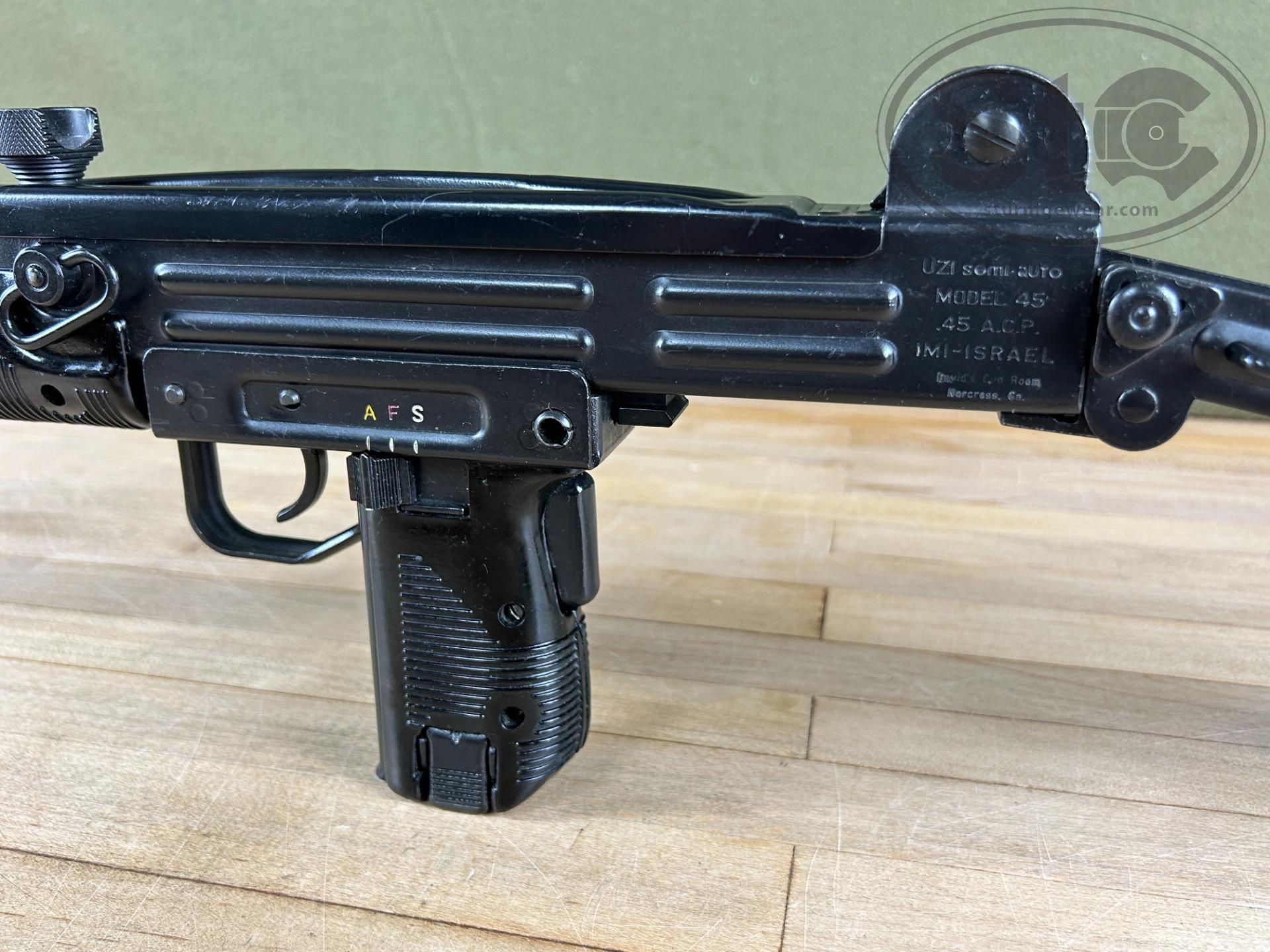 WTS: Israeli/IMI/Davids Gun Room Model 45 UZI Submachine Gun Pre 1986 ...