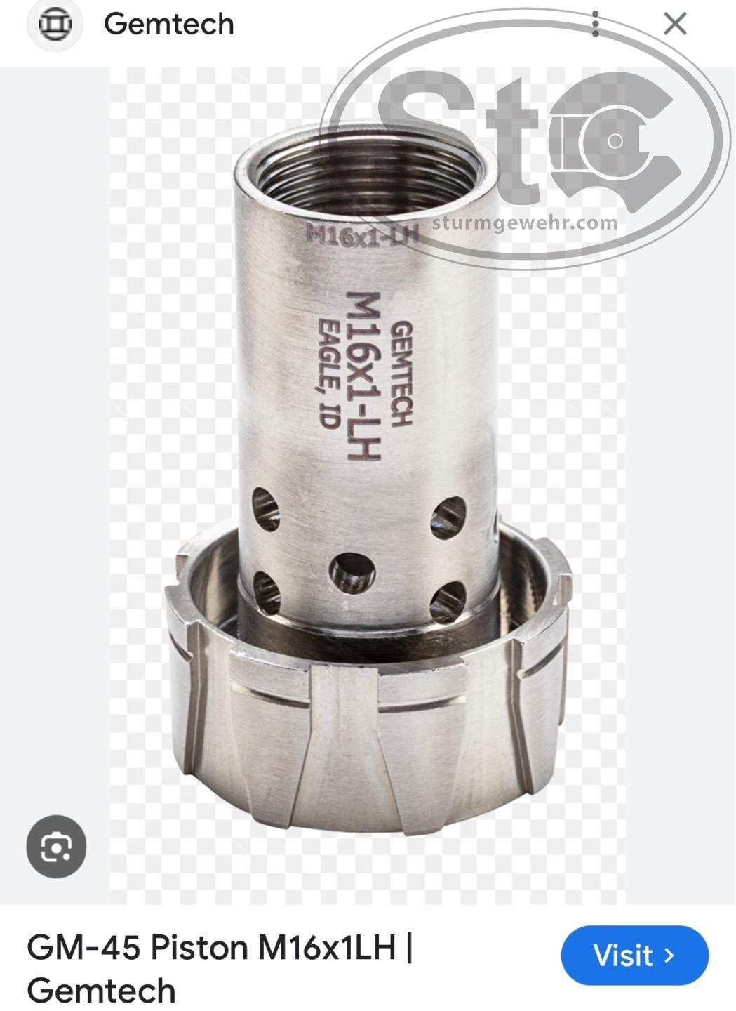 WTB Gemtech Luner 45 USP LID 16x1 LH piston - Wanted to Buy - Sturmgewehr.com Forums