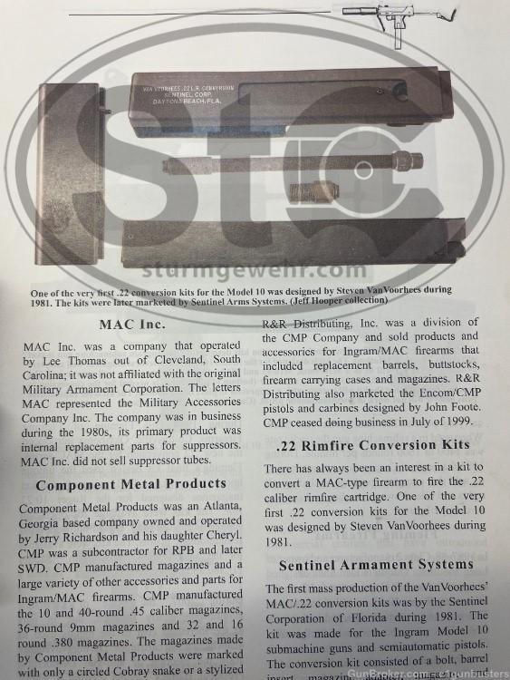 FOR SALE: MAC 10/45 22LR conversion kit - Parts and Accessories Market ...