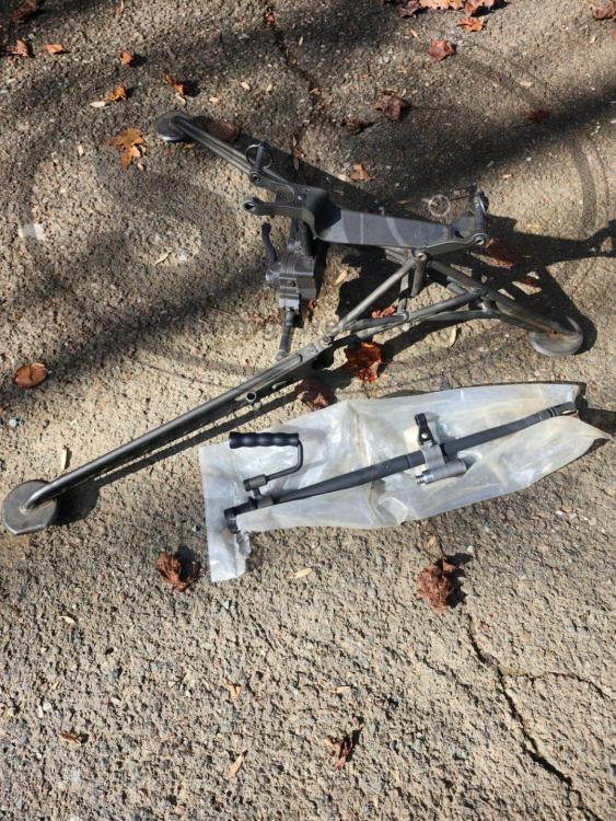 Mk93 m2hb .shock absorbing cradle complete50 Cal.mount with ammo can ...