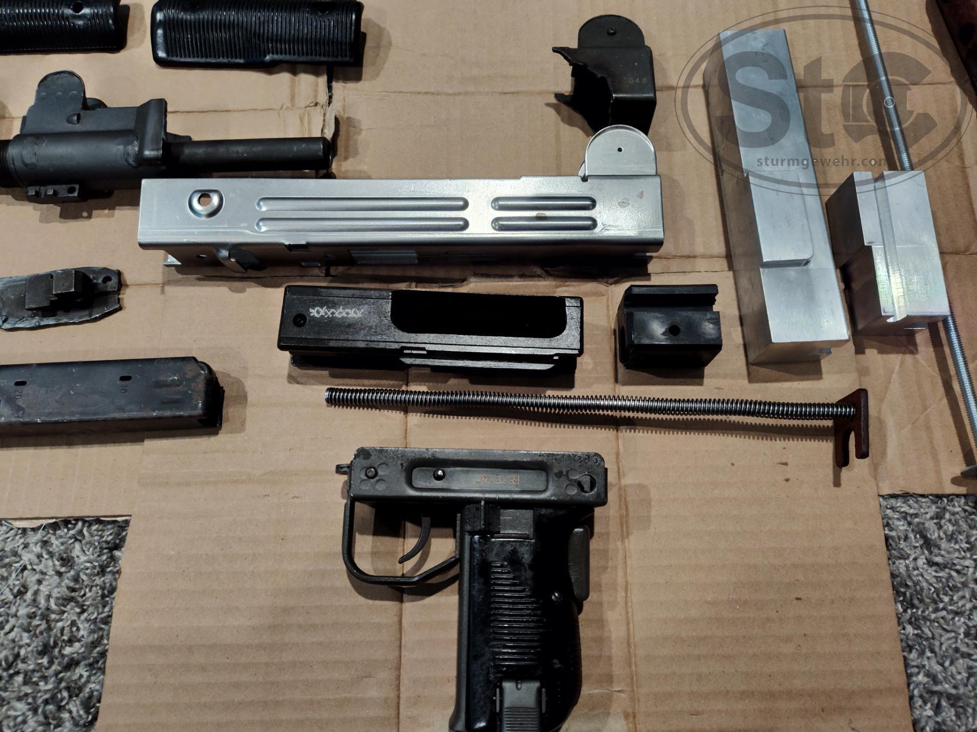 Uzi parts kit, repair section and welding jig - $SOLD - Parts and ...