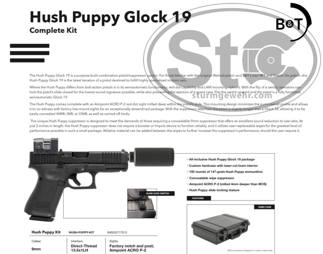 B&T Hush puppy project - NFA Market Board - Sturmgewehr.com Forums