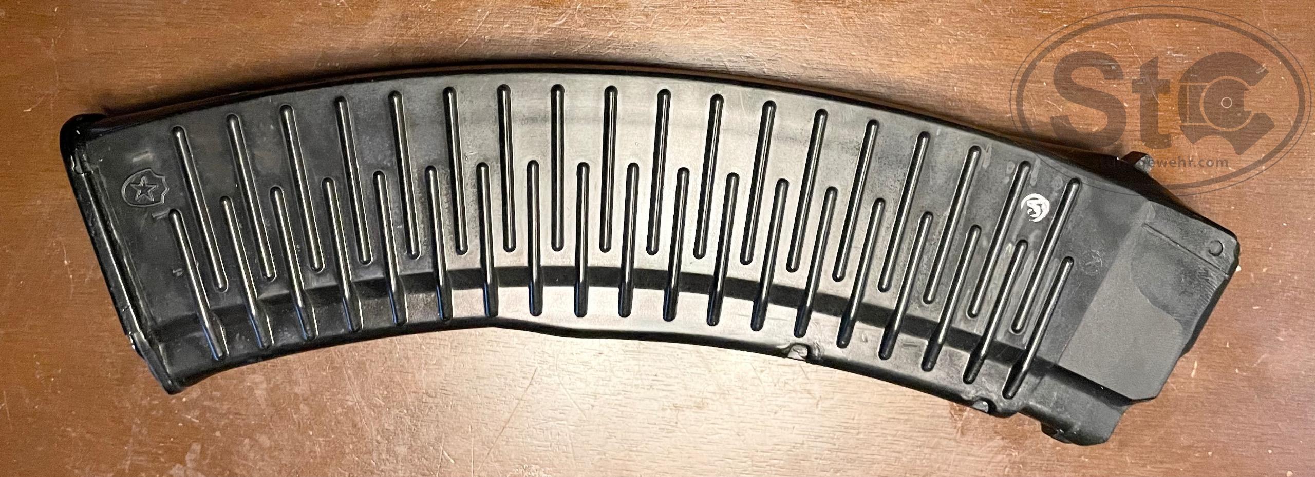 ALL SOLD - Russian Molot Ribbed Black 45rd mag - 3 Grips - Bulgarian 5. ...