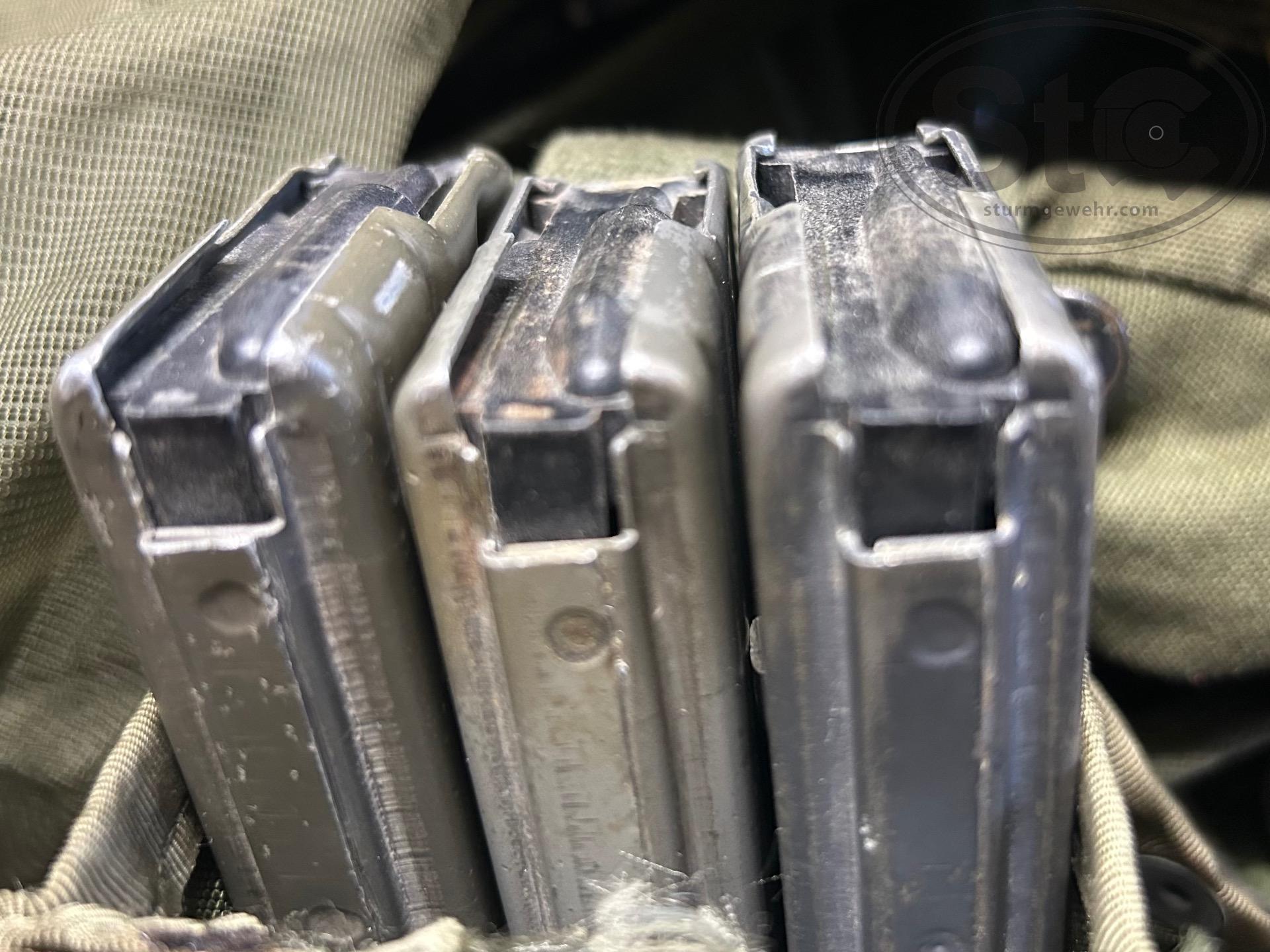 3 Adventure Line 30rd M-16 magazines with misc field gear - Parts and ...
