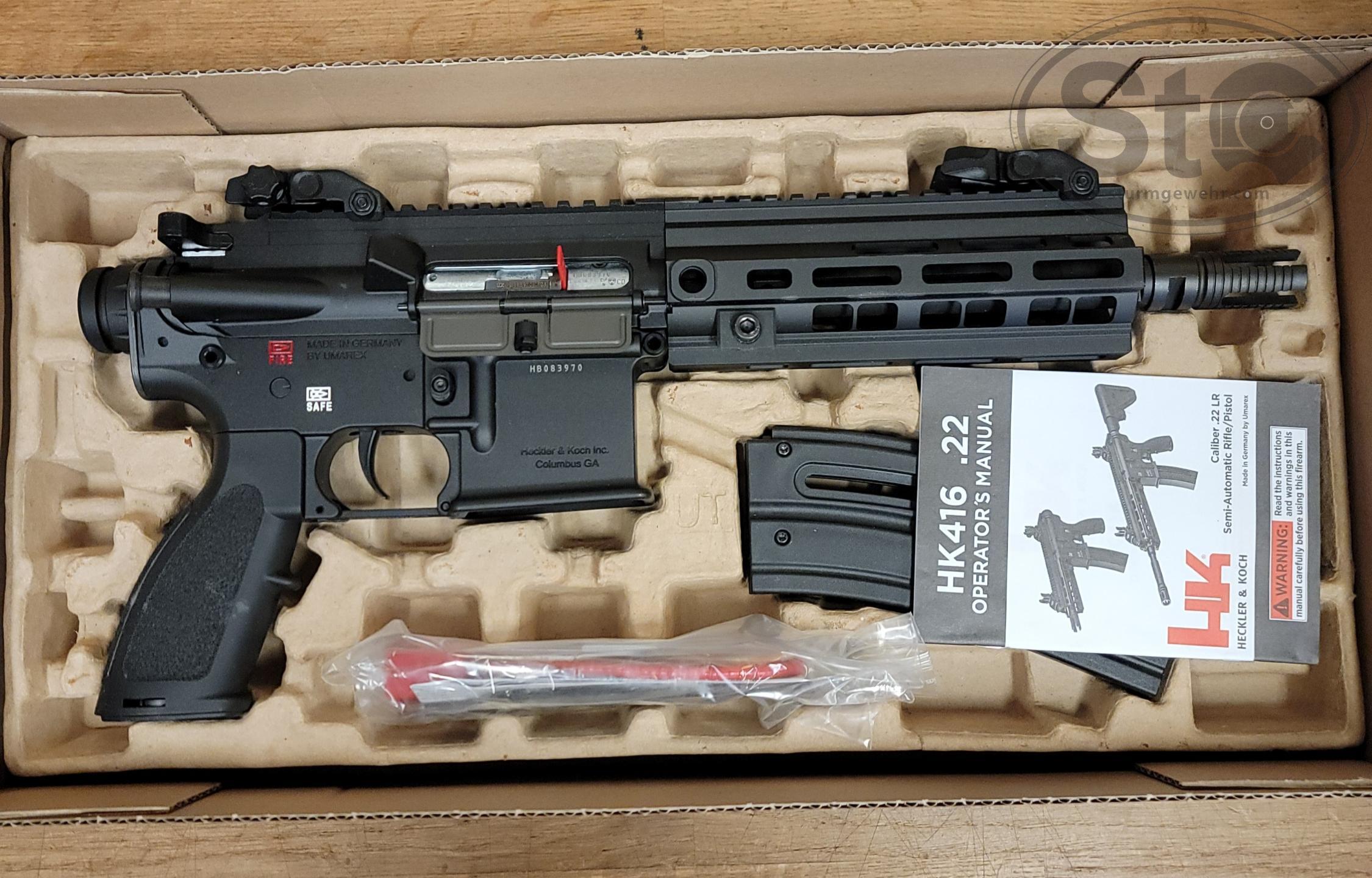 SOLD HK 416 .22 Pistols For Sale. New in Box. $350.00 Each Black or FDE ...