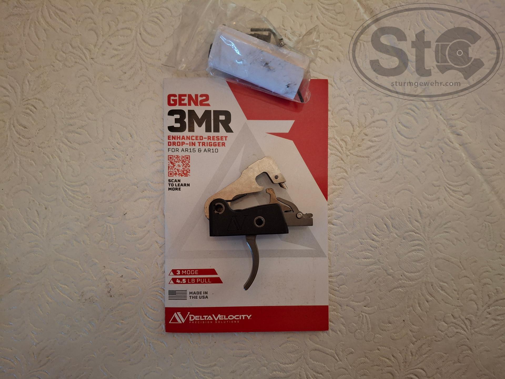 WTS AR15 Delta Velocity 3MR Gen 2 Enhanced reset trigger - Parts and ...