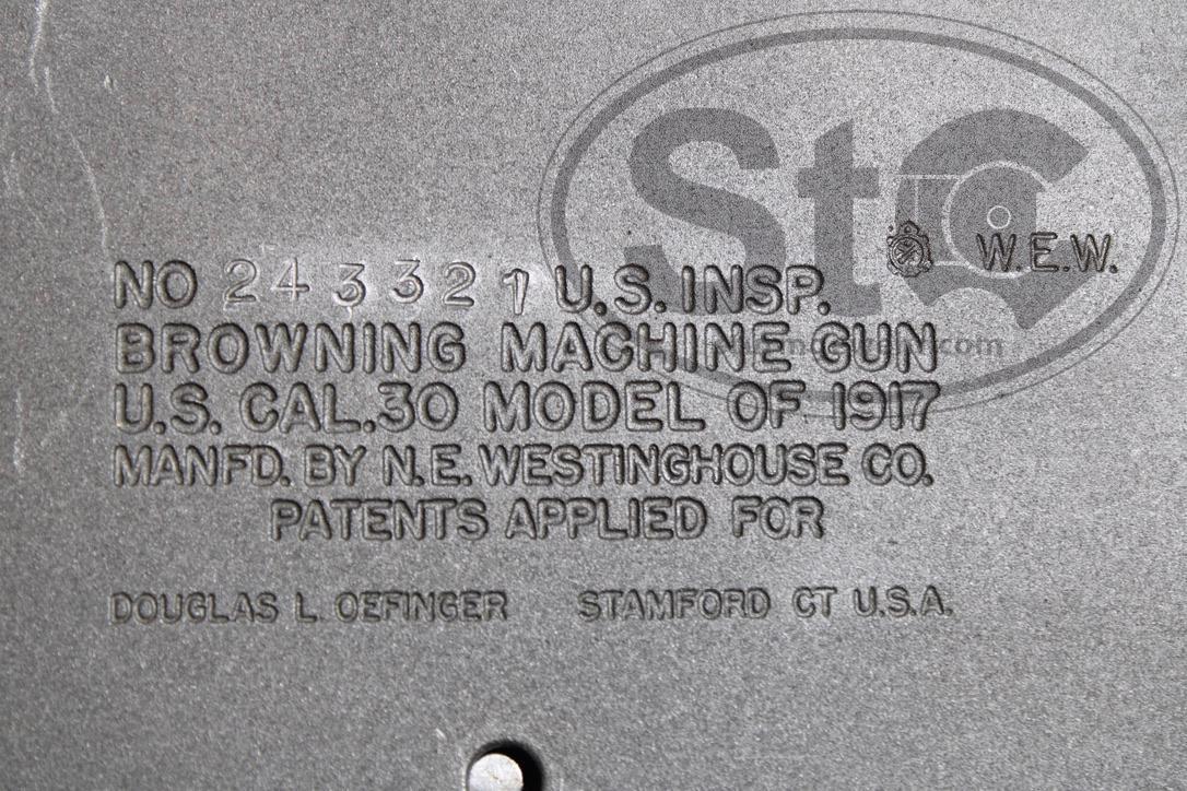 TRANSFERABLE BROWNING 1917 .30-06 WATER COOLED MACHINE GUN!-25K-SOLD ...