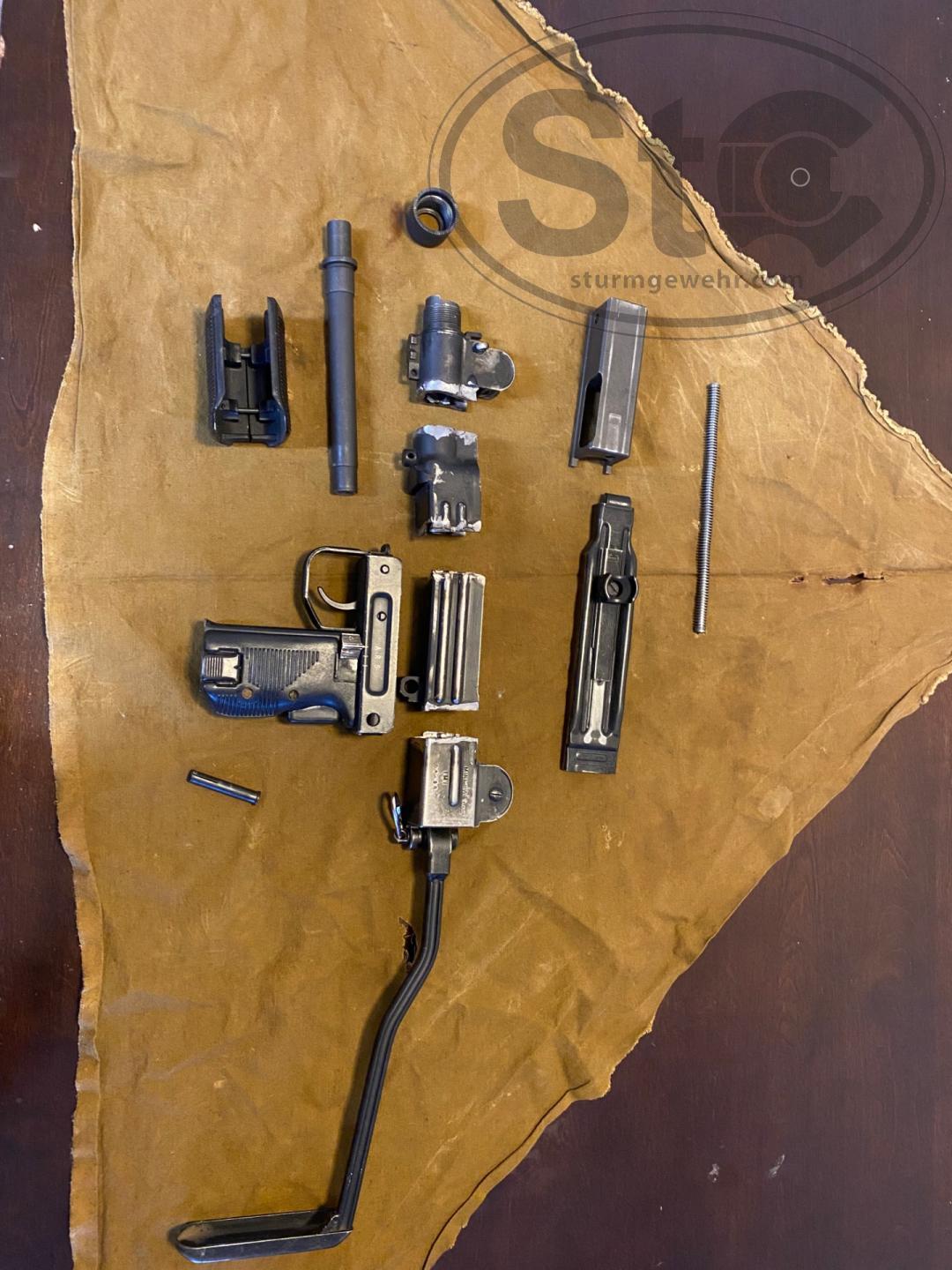 Complete Mini Uzi Kit with Barrel SOLD - Parts and Accessories Market ...