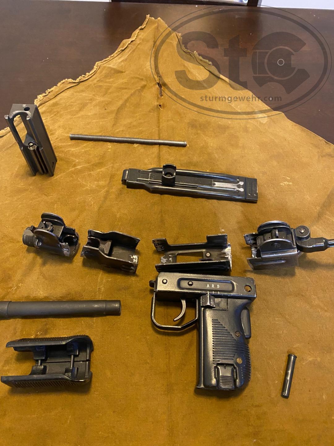 Complete Mini Uzi Kit with Barrel SOLD - Parts and Accessories Market ...