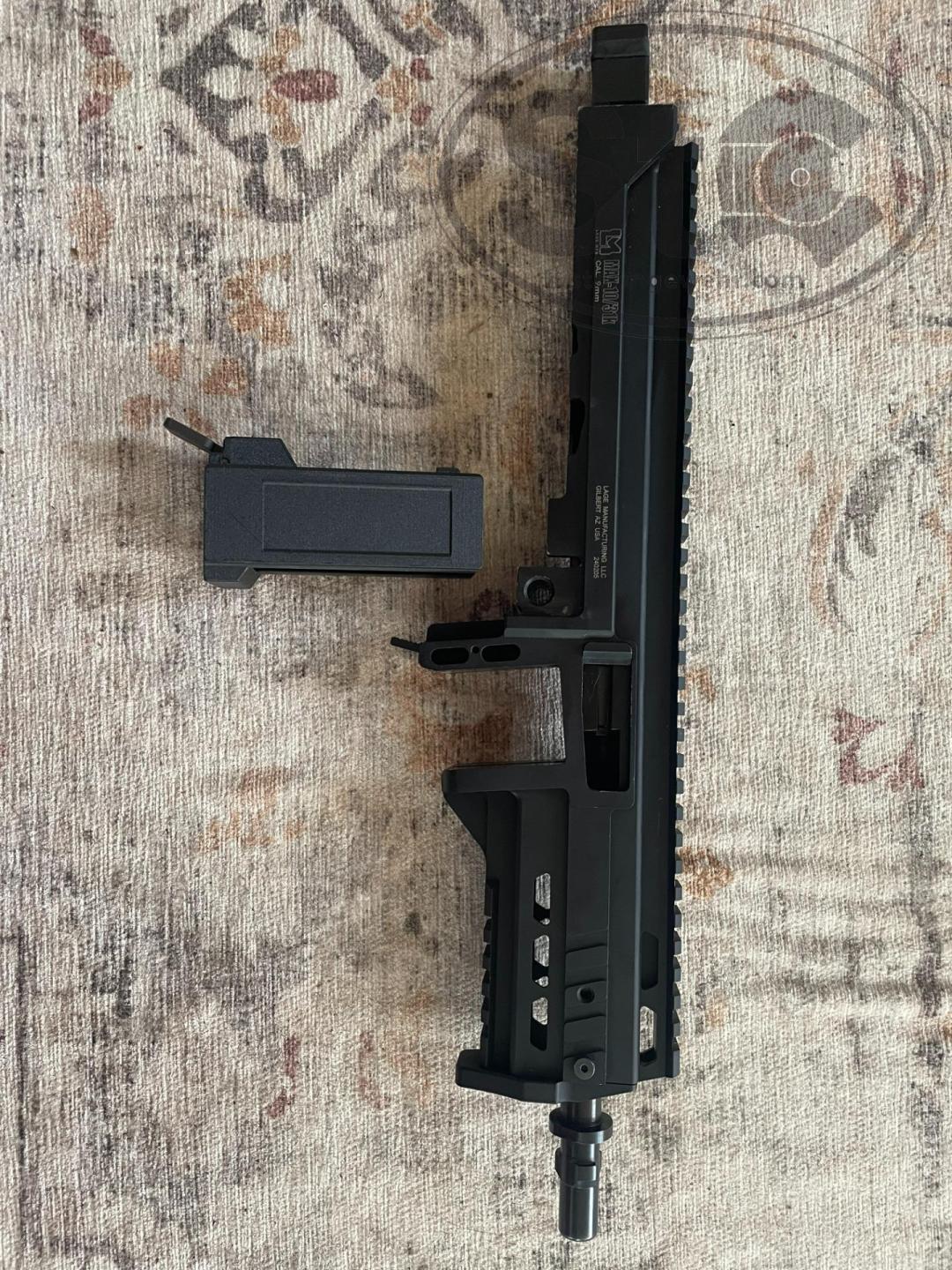 SOLD: Lage 10/31k 9mm Upper with PS ZMag Adapter and 3x ZMags $1000 ...