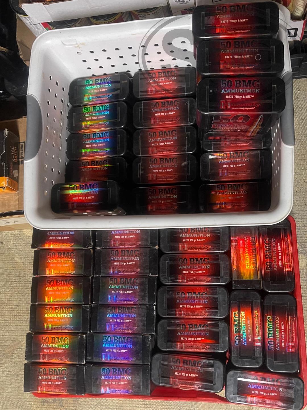 Hornady 50 BMG AMAX Match Ammo. ( ALL SOLD ) - Ammunition - Sturmgewehr ...
