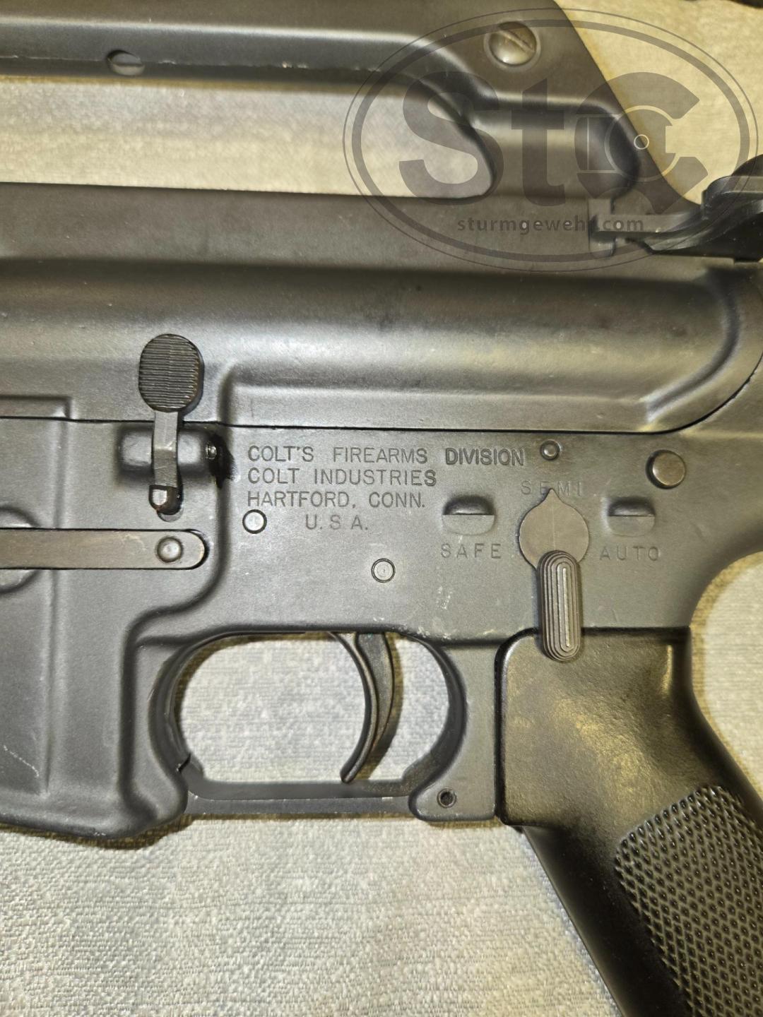 SOLD Colt M16A1 Transferable Machine Gun. Nice Condition. $38,000 Ready ...
