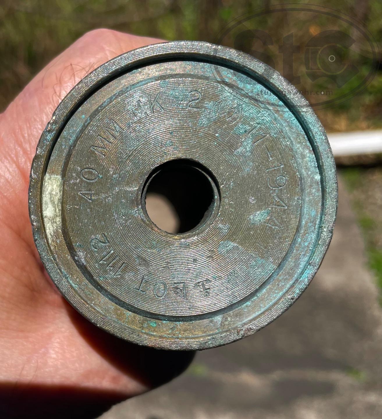 40mm Bofors US Navy M25 1944 brass cartridge cases (2) SOLD ...