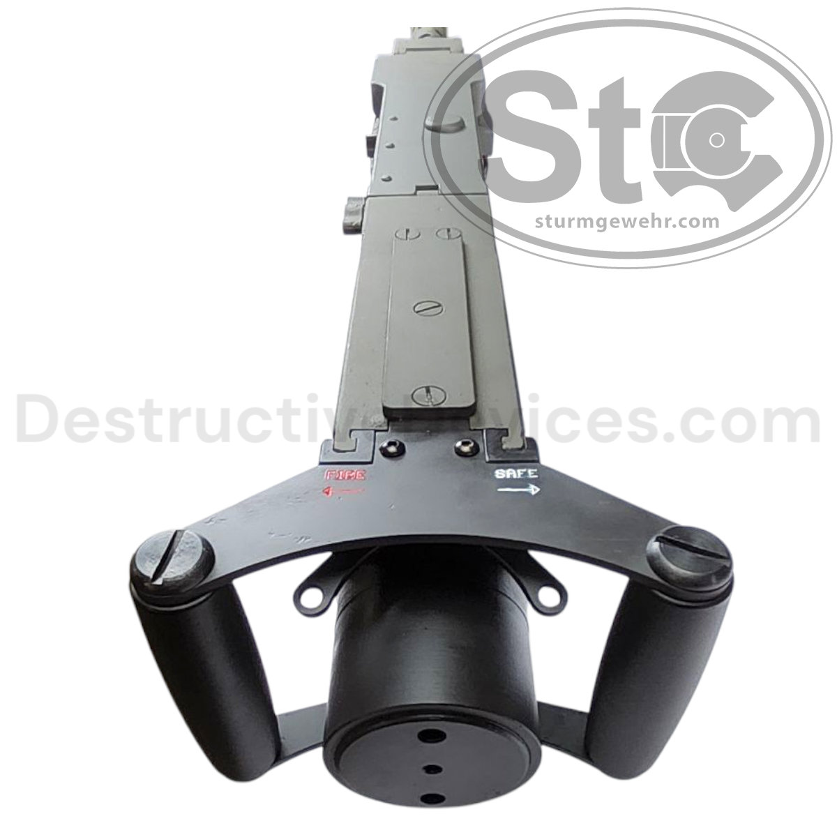 M3 Flexible Back Plate Assembly for M3 .50cal Browning (spade grips ...