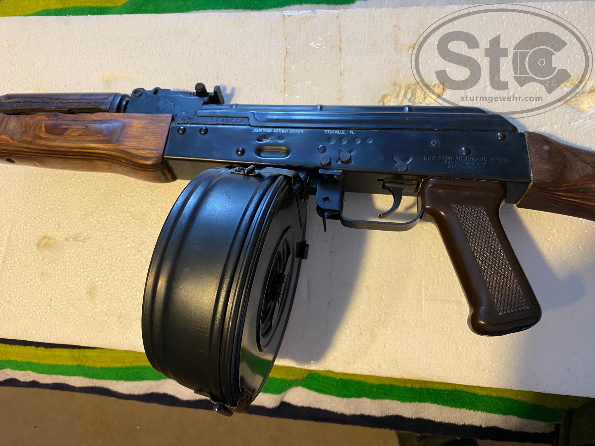 AK 47 (ARM) Select Fire Converted by Jonathan Arthur Ciener - Sold ...